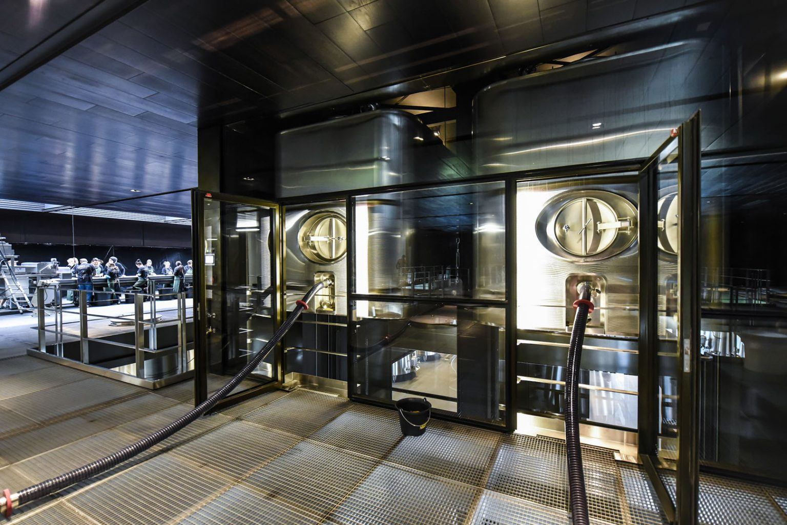 Le fonctionnement du chai 100% gravitaire - Chateau Pedesclaux